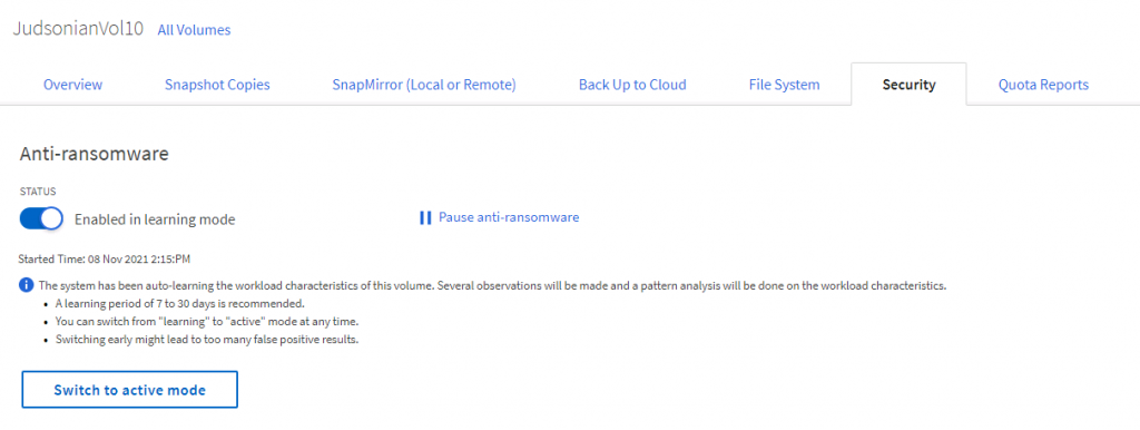 Intro to Autonomous Ransomware Detection and Mitigation in ONTAP 9.10.1 ...