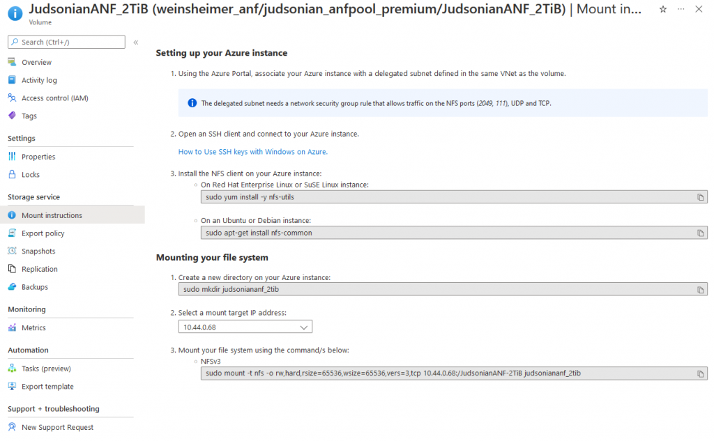Deploying Azure NetApp Files – A Quick Guide – Judsonian.com